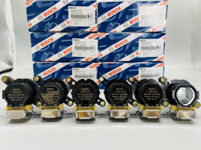 OEM 6PCS Ignition Coils 0221504029 Bosch For BMW E36 E46 E39 E38 E53 ...