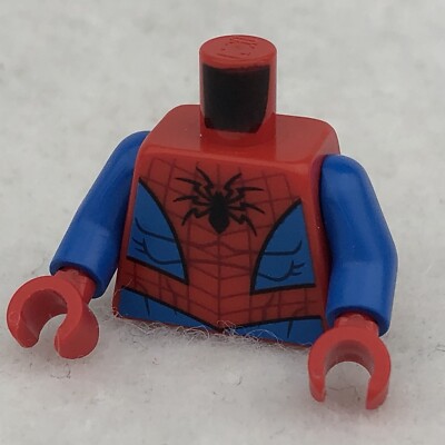 LEGO 973pb3367c01 Red Torso Spider-Man Costume 10 Black Spider | eBay