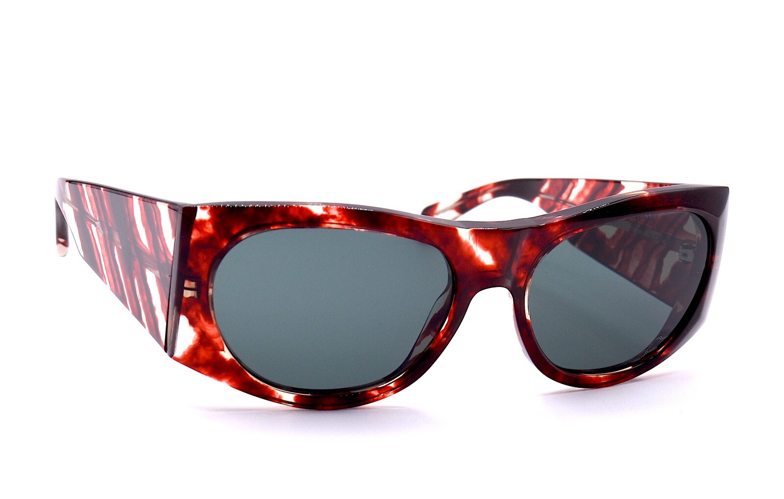 NEW CELINE PARIS CL40029I 54N RUBY RED GREY LENS AUTHENTIC SUNGLASSES ...