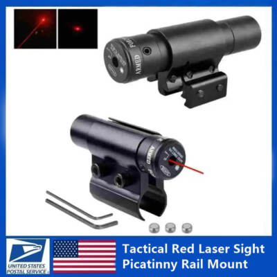 Hunting Red Laser Beam Dot Sight Picatinny Rail Mount for Pistol ...
