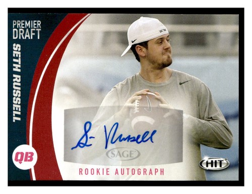 SETH RUSSELL 2017 SAGE HIT AUTO AU Autographs Auto | eBay