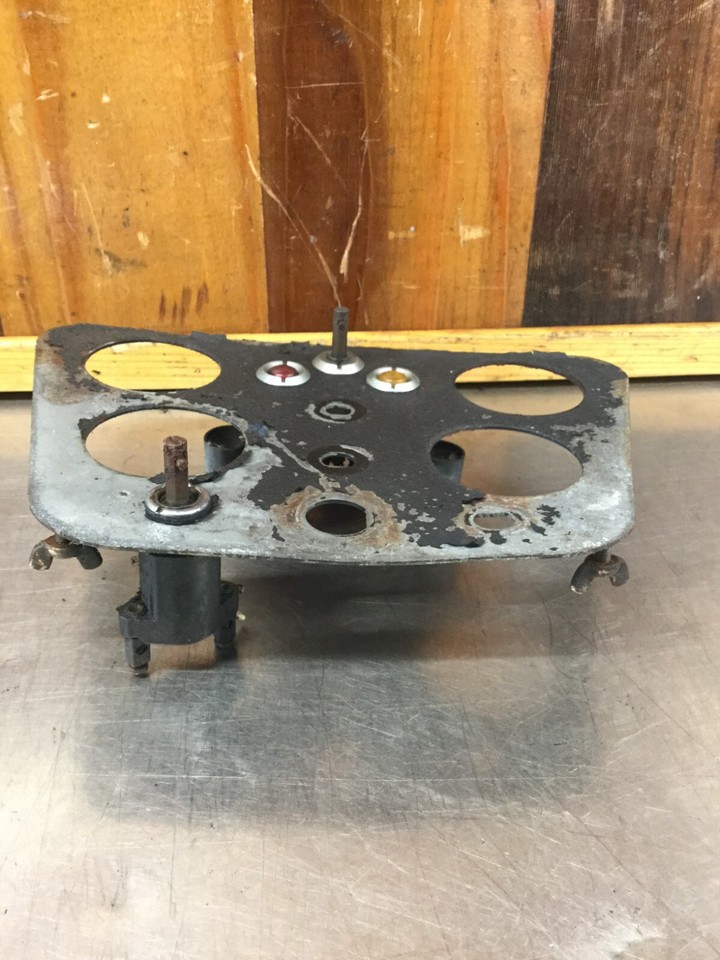 Triumph TR3 TR3A TR3B • Original Center Instrument Metal Panel. Used ...