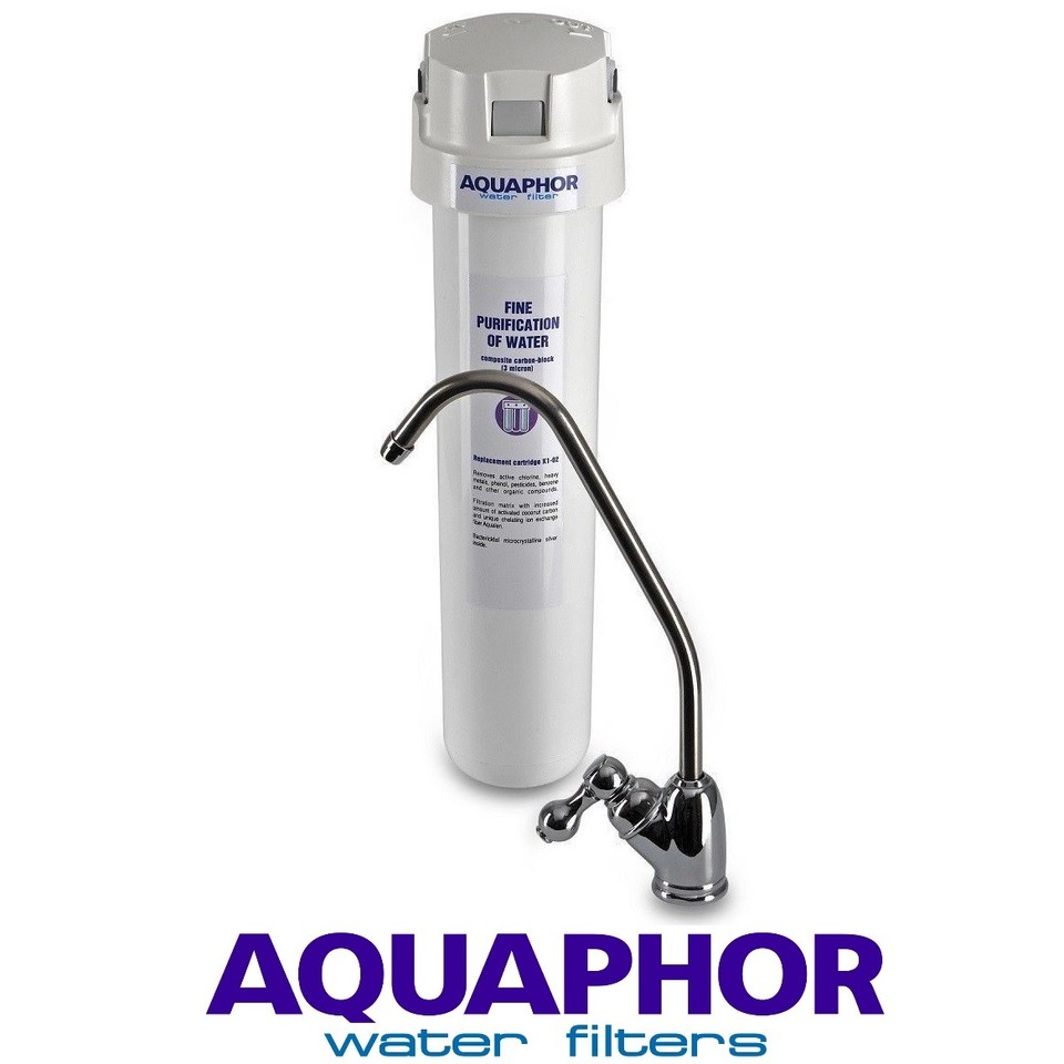 AQUAPHOR SOLO One Stage Carbon Fibre Block Inline Drinking Water Filter ...