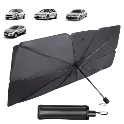 Car Windshield Sun Shade Foldable Umbrella Front Window Cover Visor ...