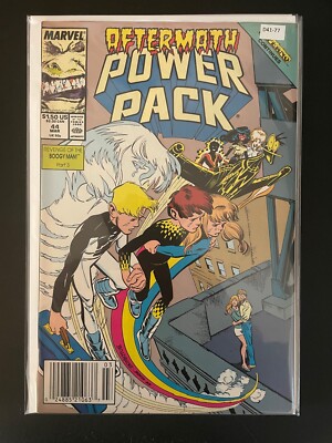 Power Pack 44 Newsstand Edition Higher Grade Marvel Comic Book D41-77 ...