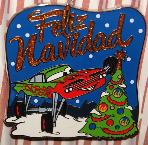 Disney Christmas Happy Holiday Cars Ramone With Chistmas Tree Feliz ...