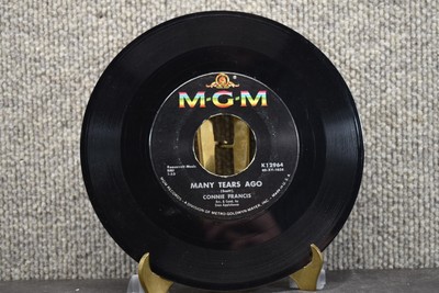 Connie Francis "Many Tears Ago" 7" MGM Records 1960 | eBay