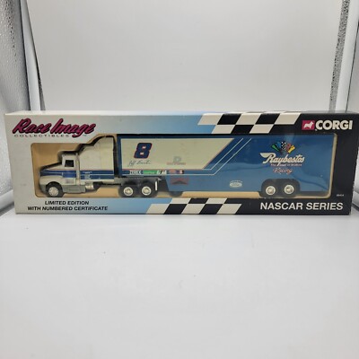 Corgi Mattel NASCAR Racing Semi Hauler - Jeff Burton - Raybestos | eBay