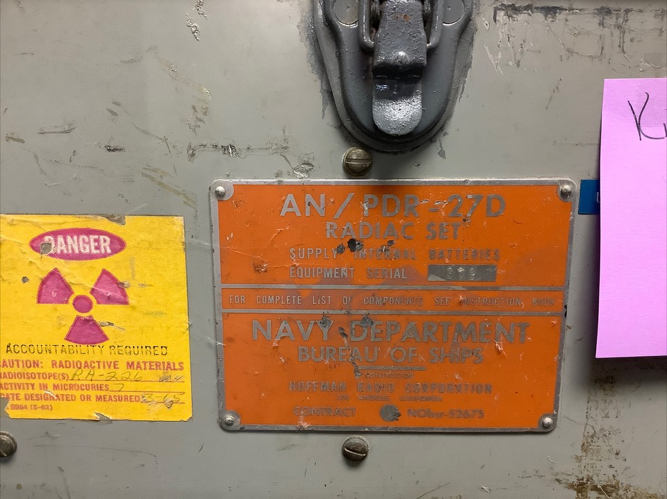 Radiation Detector US Navy Radiac Set AN/PDR-27D With Case | eBay