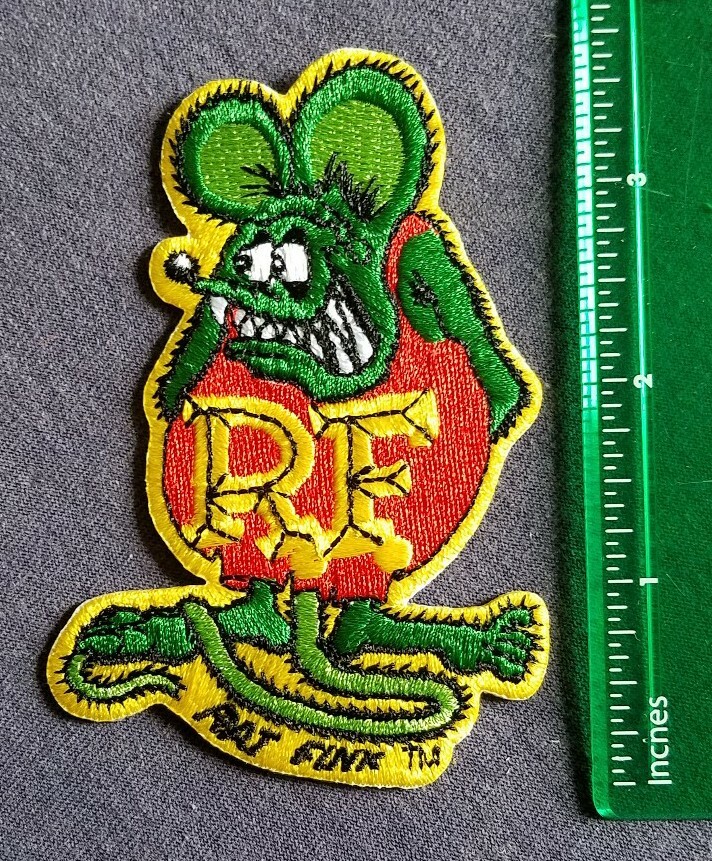 RAT FINK Racing GREASER GEARHEAD Fink Hot Rod PATCH | eBay