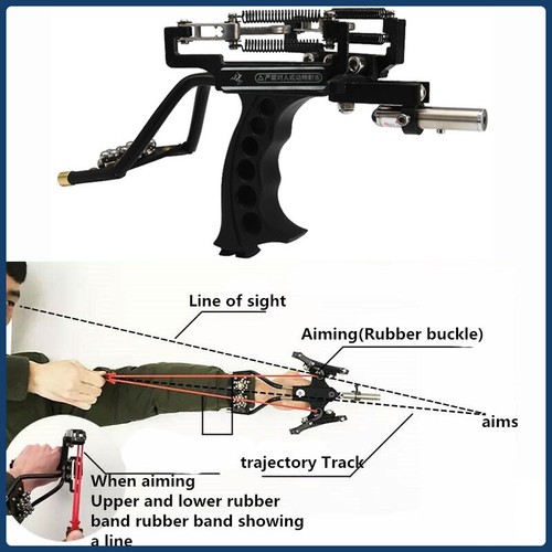 Pro Powerful Slingshot Wrist Rocket Slingshot with Laser Sight Hunting ...