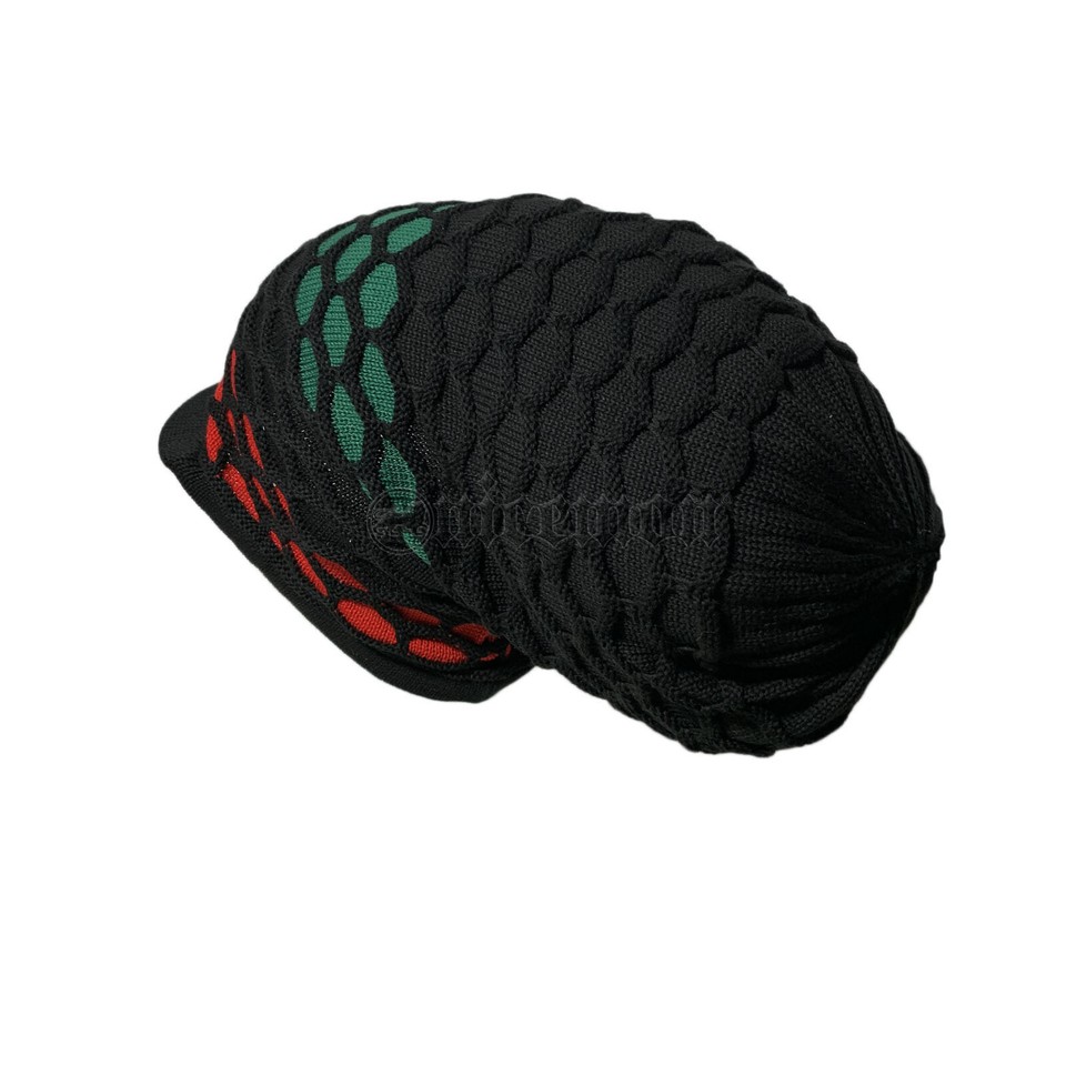 Jumbo Rasta Hat Cap Rastafari Roots Reggae Peak Crown Super Tall Marley ...