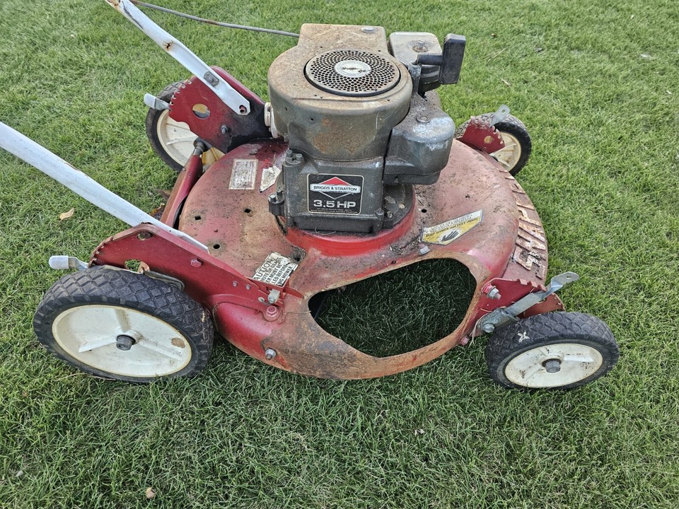 1 Vintage snapper 21” Steel deck mower | eBay