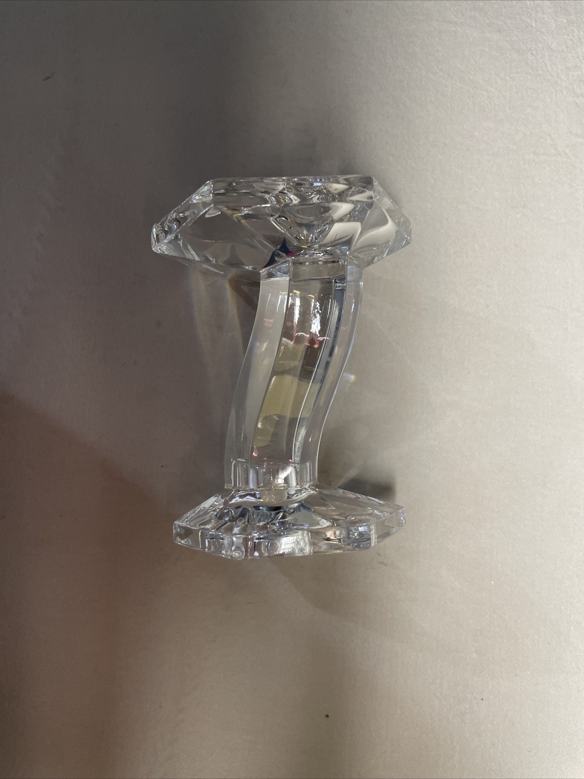 Crystal Candle Stick MARC AUREL NACHTMANN 24% Lead Made in Germany 4 ...