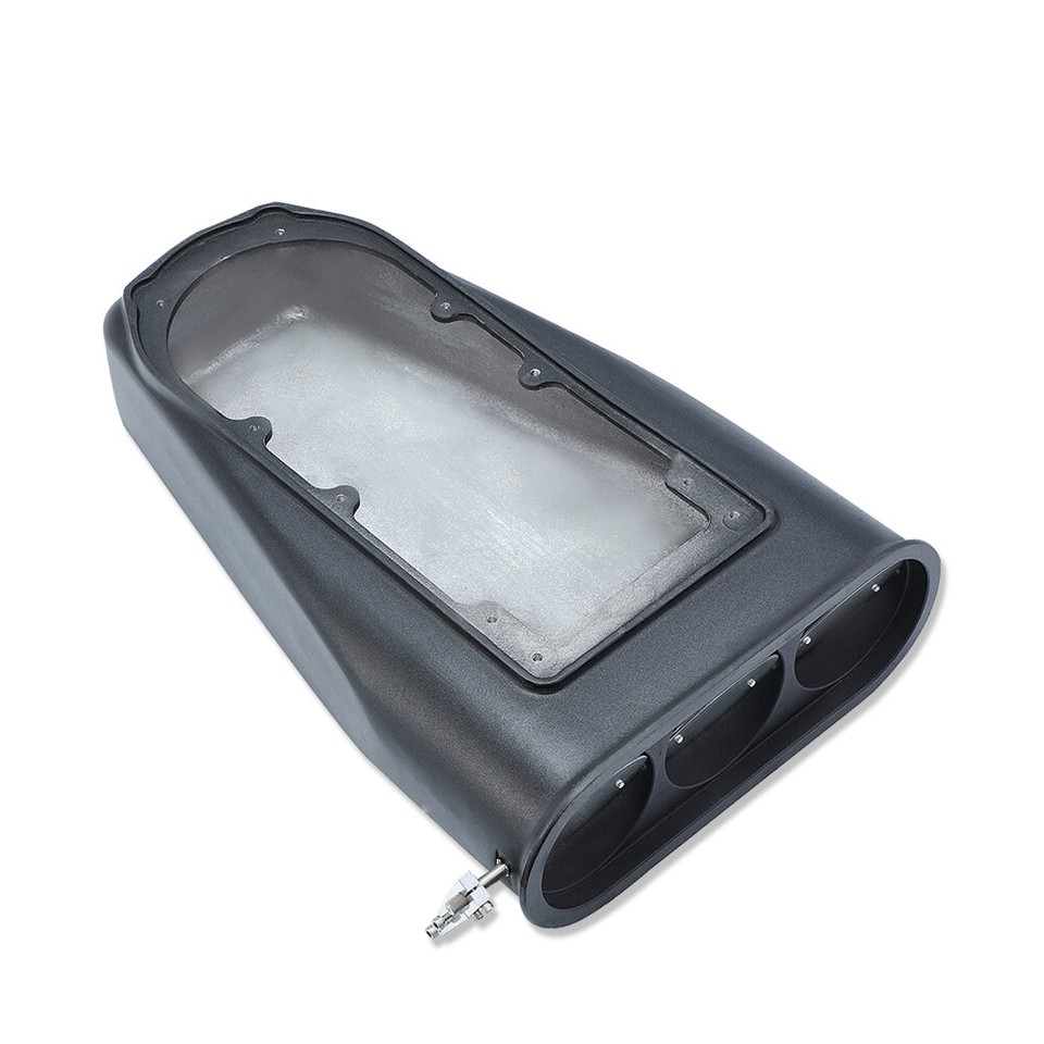 Smooth Street Rod Hood Scoop Single or Dual Carb Bug Catcher Intake ...