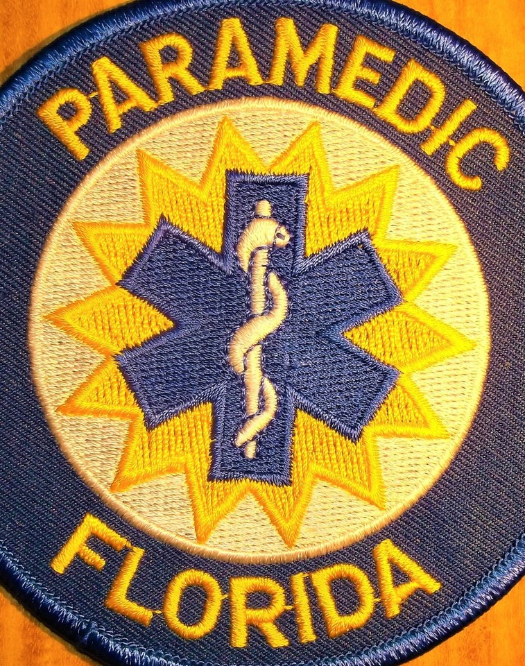 GEMSCO NOS Vintage Collectible Patch PARAMEDIC FL - Original 1990 - V3 ...