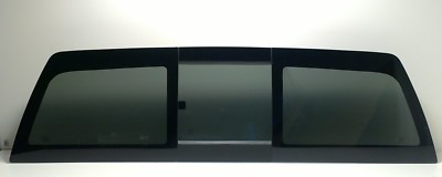Fits 2007-2013 GMC Sierra Rear Window Back Glass (Manual Slider) Non ...