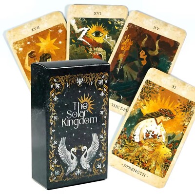 The Solar Kingdom Tarot 78-Cards Tarot Oracle Cards Deck for Party ...