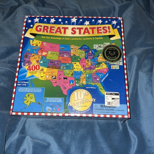 THE GREAT STATES ! BOARD GAME by International Playthings 2004 Sealed ...