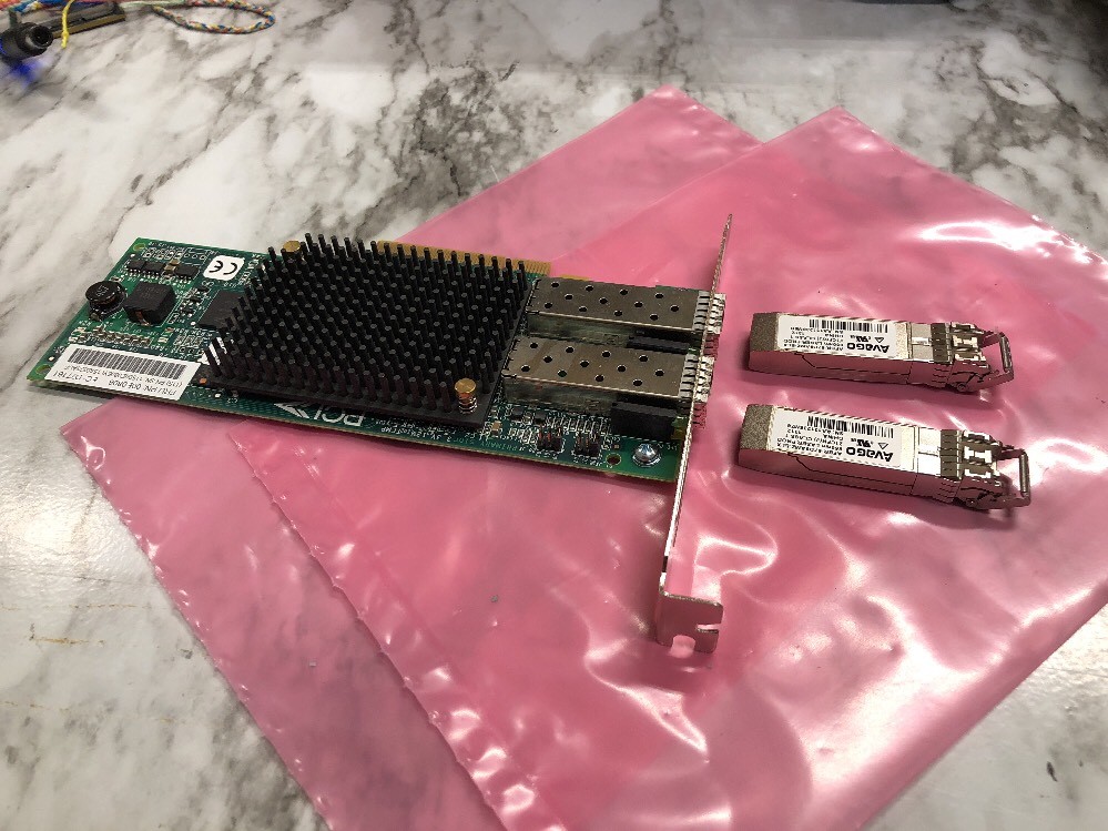 Emulex P002181-01B LightPulse 8GB Dual Port PCI-Express Fiber Channel ...