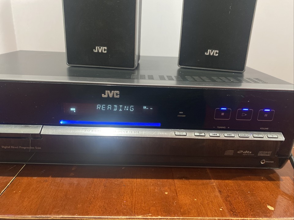 JVC XV THD50 / DVD Digital Theater System Th-D50 w/ Two Speakers Tested ...