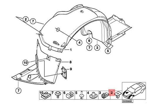 Genuine BMW MINI ROLLS-ROYCE Alpina Hybrid M M3 M5 M6 Plug-In Nut ...