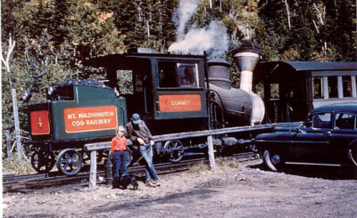 Mount Washington Cog Railway Steam Locomotive Train Postcard (A49) | eBay