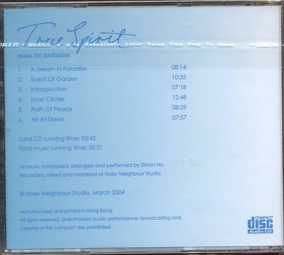 True Spirit / Music For Meditation - New & Sealed | eBay UK