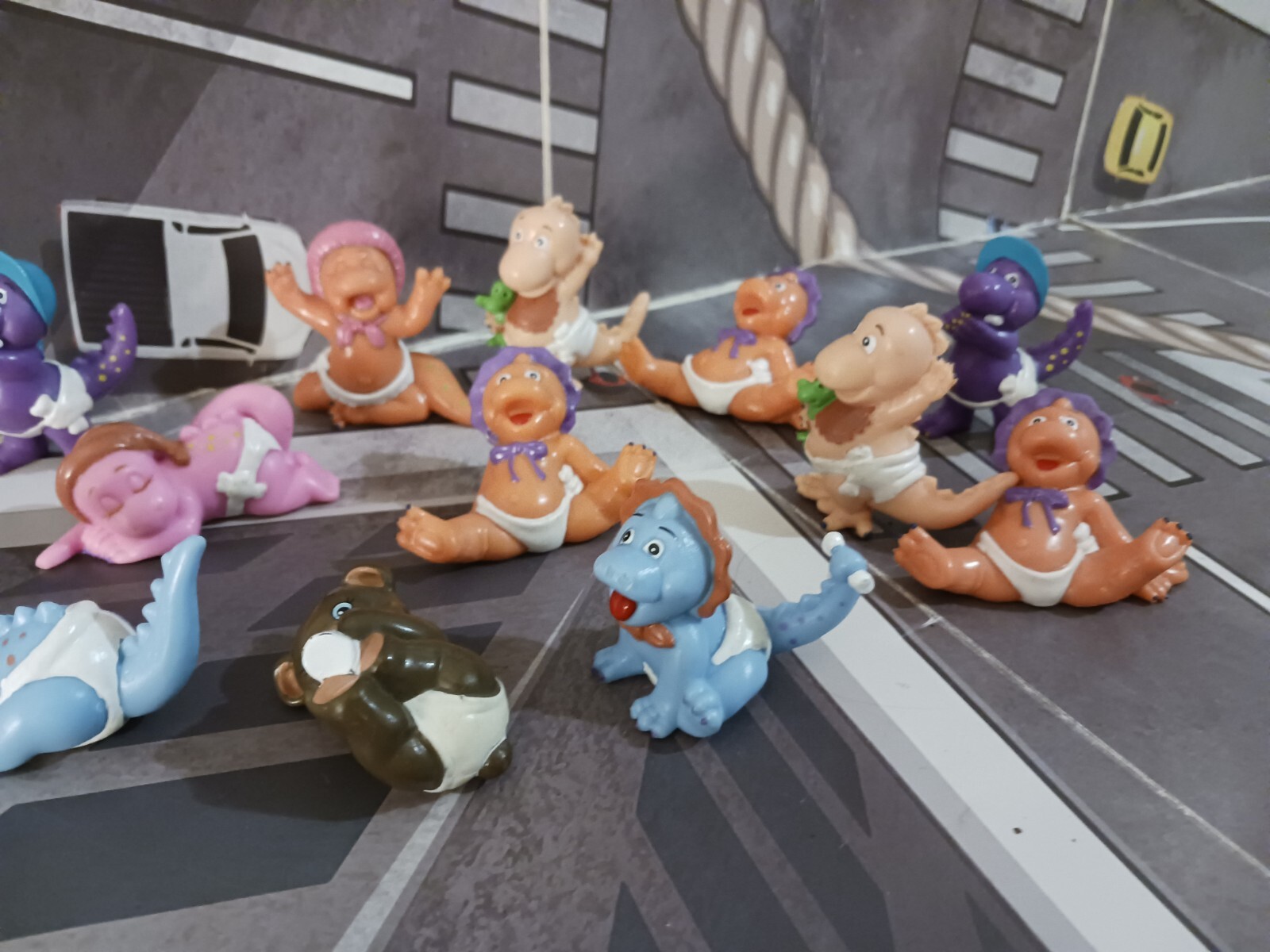 Galoob Magic Diaper Dino Babies 1990s Figurines Lot Of 12 Assorted ...