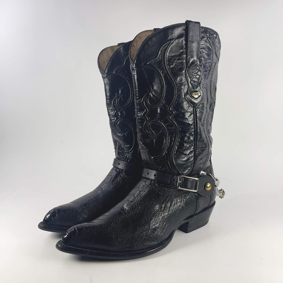 Black Cowboy Boots With Spurs