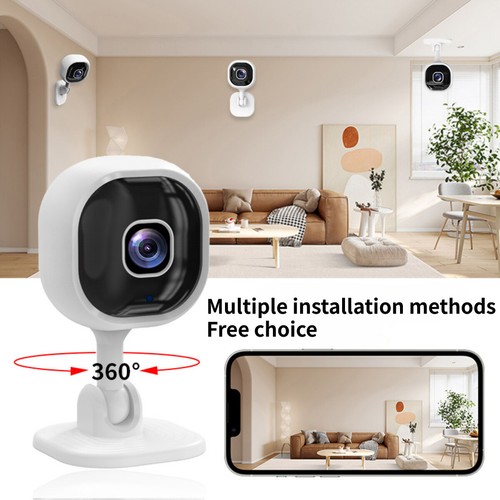 Smart WiFi Security Camera HD 1080P Night Vision Cam 2-way Audio Live ...