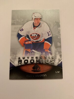 10/11 SPGU Authentic Rookies Matt Martin Hockey Card #125 544/699 | eBay