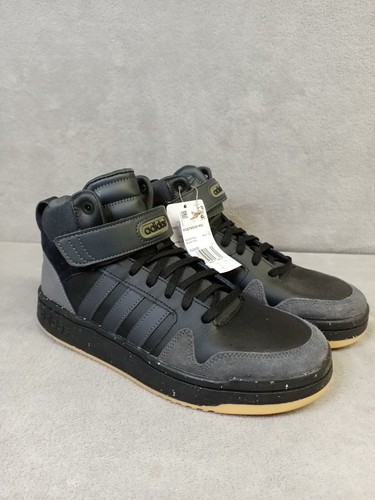 Adidas Mid Top Shoe Men’s Size 10 Black Gray ID2426 NEW | eBay
