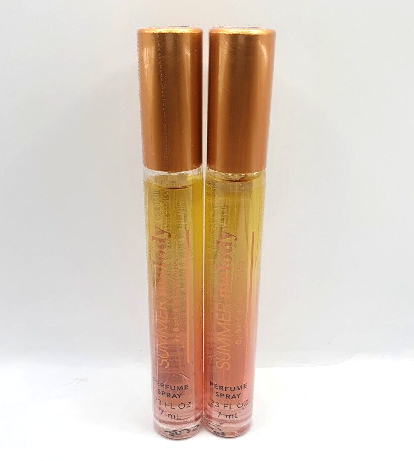 BATH AND BODY WORKS SUMMER MELODY PERFUME SPRAY 0.23 FL OZ (SET OF 2 ...