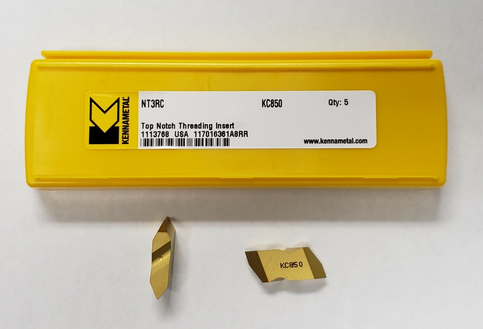 T/NT-3R C5 Coated Right Hand Threading Carbide Insert 6062-5003 ...