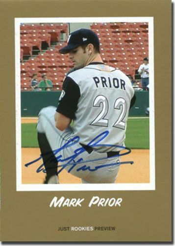 2003 Mark Prior Gold Auto Rookie Mint RC #/100 | eBay