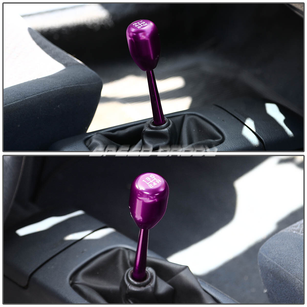 FOR EK EG DB DC PURPLE BILLET ALUMINUM SINGLE BEND MT RACING SHORT ...