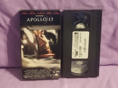 Apollo 13 VHS Tape MCA - Tom Hanks Kevin Bacon Gary Sinise Bill Paxton ...