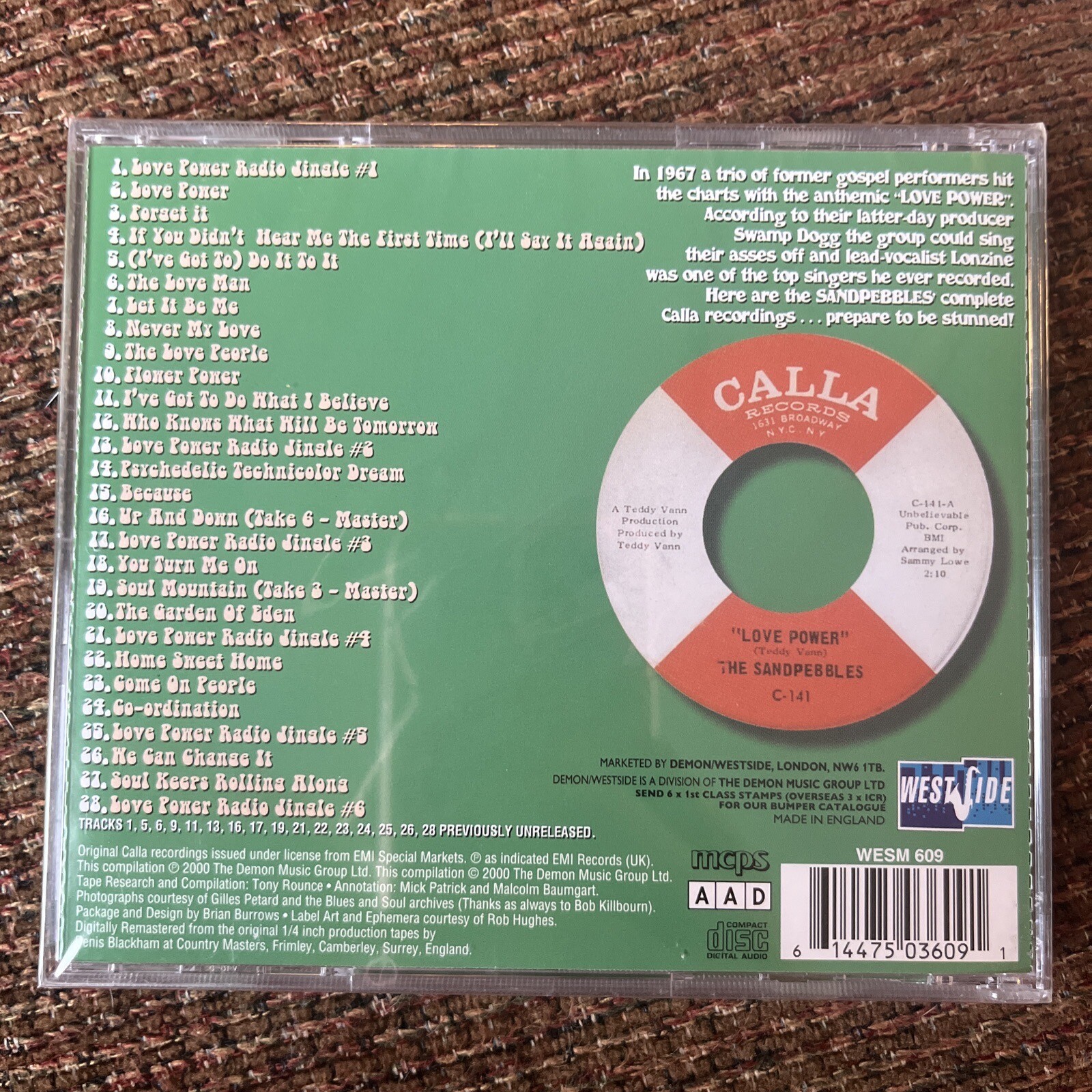 We Got Love Power: The Complete Calla Recordings 1967-1969 by The ...