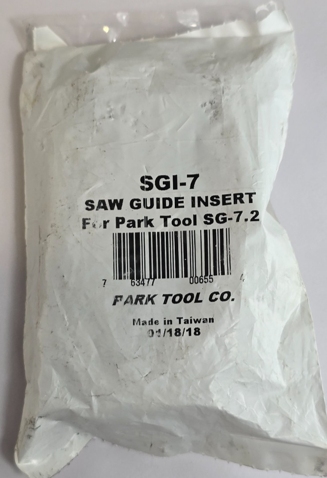 Park Tool SGI-7 Saw Guide Insert – For Accurate Handlebar Cutting | eBay UK