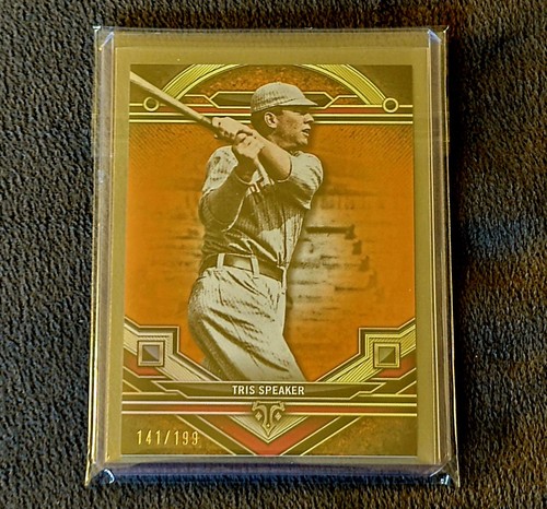 2024 Topps Triple Threads Baseball Tris Speaker 91 Amber Numbered 141/ ...