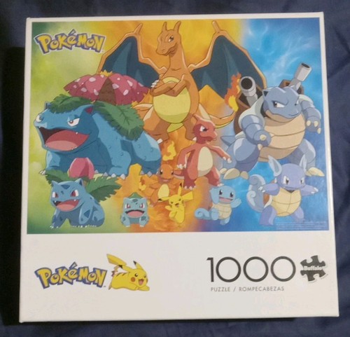 Pokemon Kanto Starters 1000 Piece Puzzle | Brand New Sealed | Pikachu ...