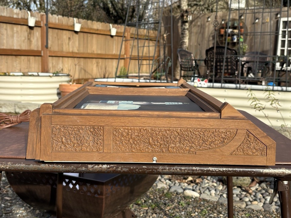 Vintage Hamm's Beer Lighted Cabin Style Sign Bottle Mug Insert No Roof ...