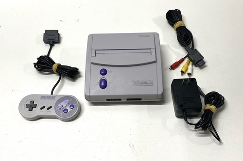 Nintendo SNES Jr. Console w/ Accessories- Gray | eBay