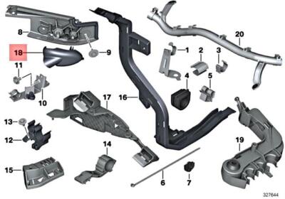 Genuine BMW Hybrid M3 M4 GTS F20 F21 F22 F30 F31 F32 Covering Cap ...