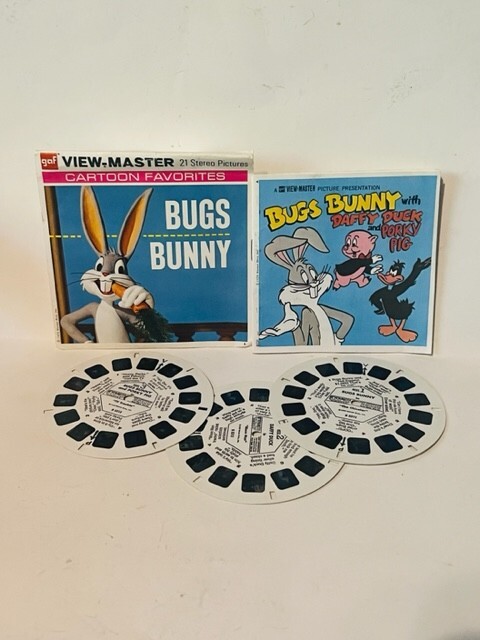Viewmaster Sawyer 1948 Reel view master vtg antique Bugs Bunny Looney ...