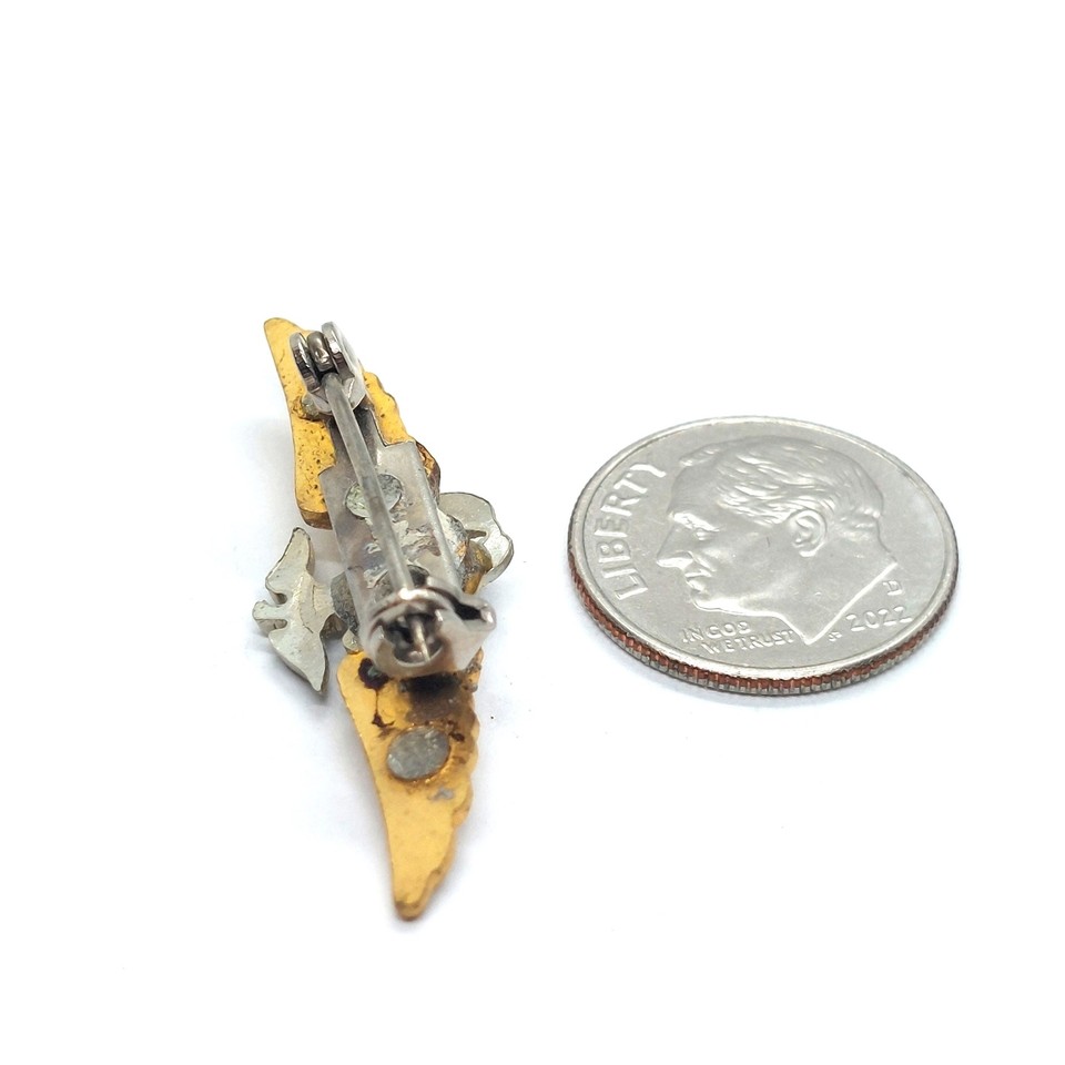 USMC Marine Corps Aviator Pin – Gold Wings with Silver Globe & Anchor ...