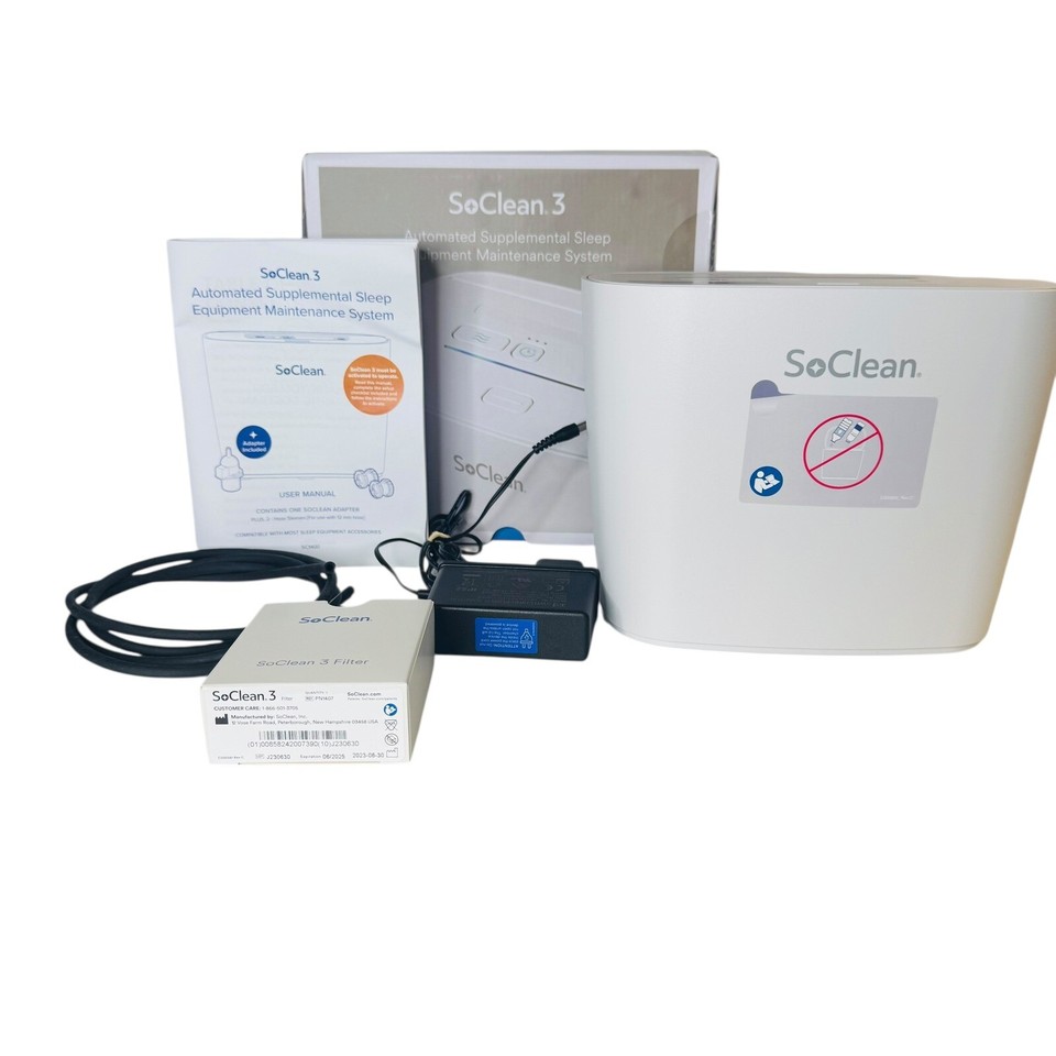 SoClean 3 Sanitizing Sleep Machine CPAP/BiPAP Model SC1400 NEW Open Box ...