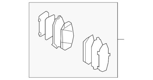 Genuine Hyundai Brake Pads Front 58101-3JA01 | eBay