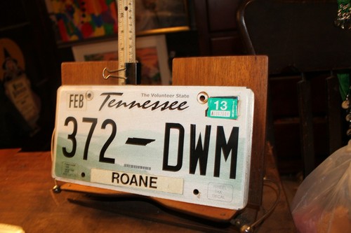 2013 Tennessee License Plate Roane County 372-DWM | eBay